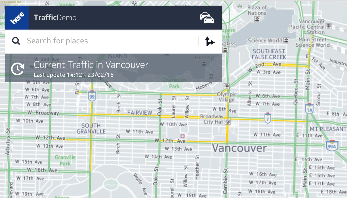 HERE introduces HD Traffic in Canada | HERE HERE introduces HD Traffic in Canada | HERE